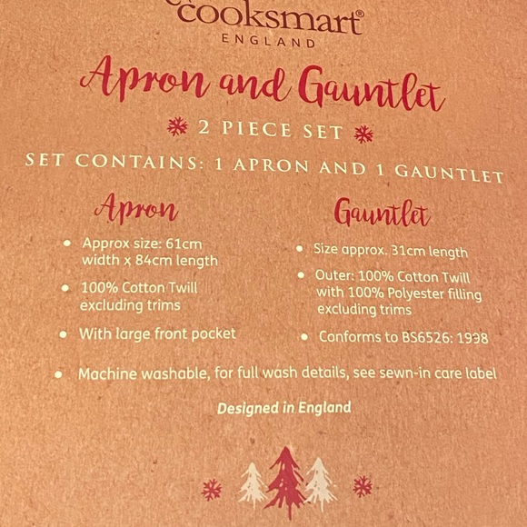 cooksmart england | Kitchen | Nwt Cooksmart England Holiday Kitchen Set ...